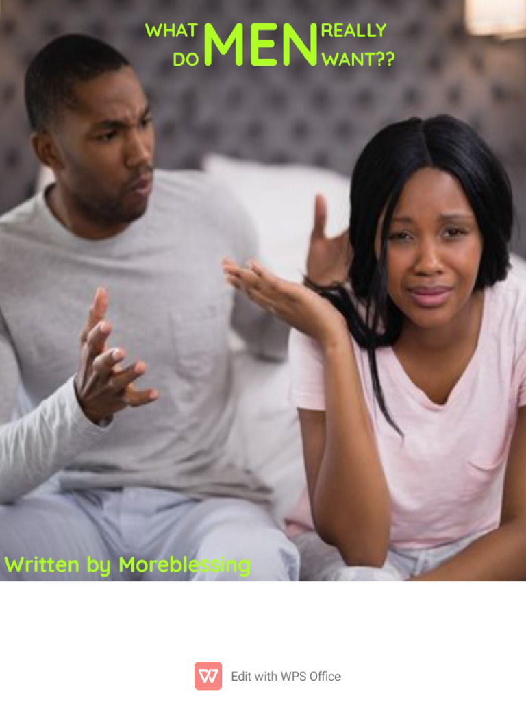 What Do Men Really Want | PDF