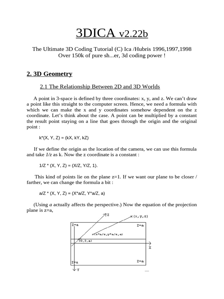 3d geometry | PDF | Cartesian Coordinate System | Matrix (Mathematics)