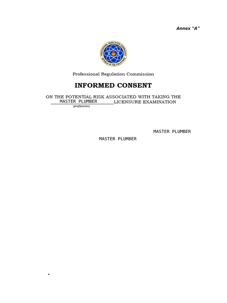 2020 68 Annex A Informed Consent101620 1 | PDF | Pandemic | Epidemics