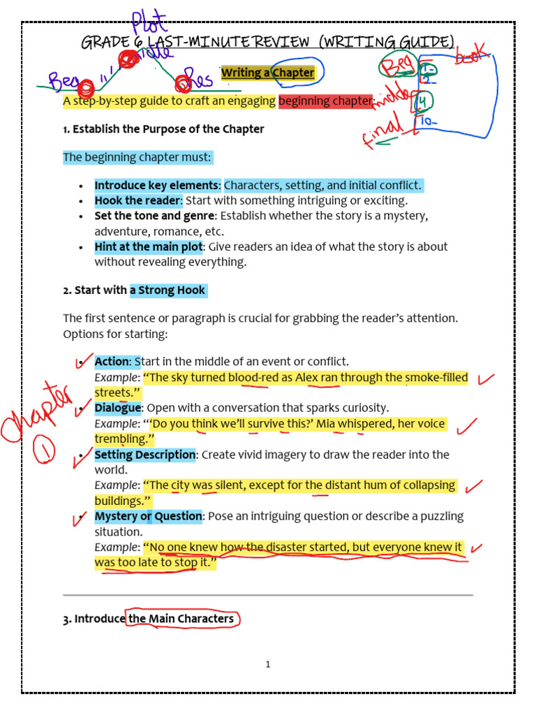 GRADE 6 WRITING GUIDE | PDF | William Shakespeare | Chemistry