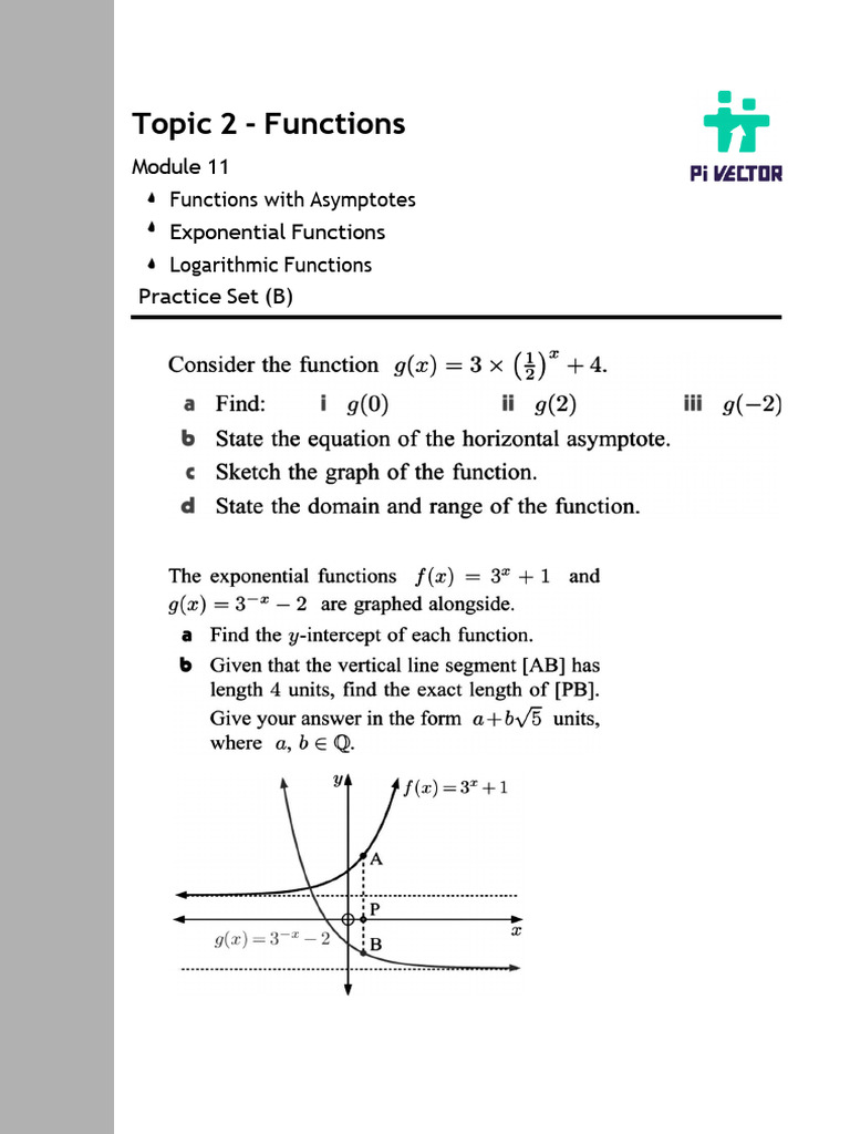 Functions with Asymptotes Guide | PDF