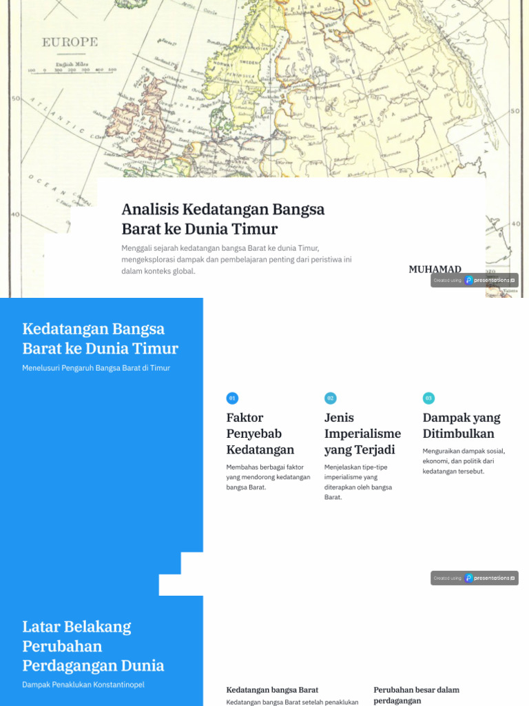 Analisis Kedatangan Bangsa Barat Ke Dunia Timur | PDF