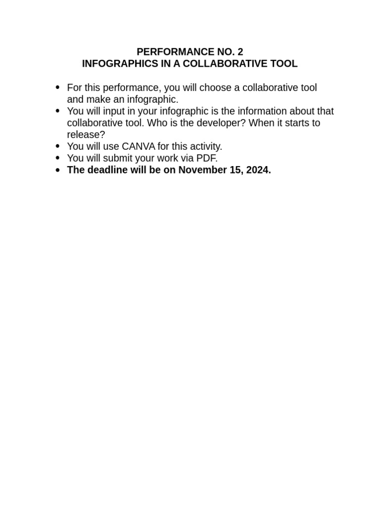 PERFORMANCE NO 2. 2nd Quarter | PDF