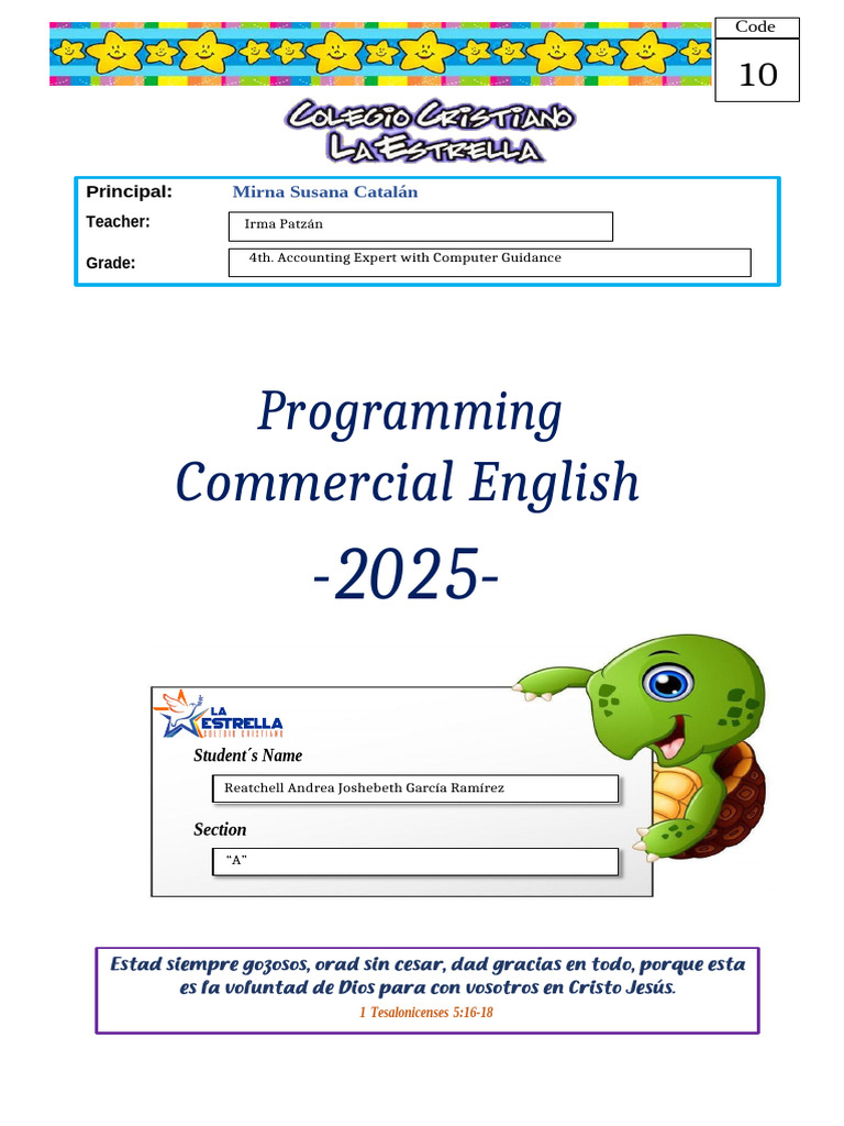 Carátula para Folder de Hojas de Zonal 2025 Reda | PDF