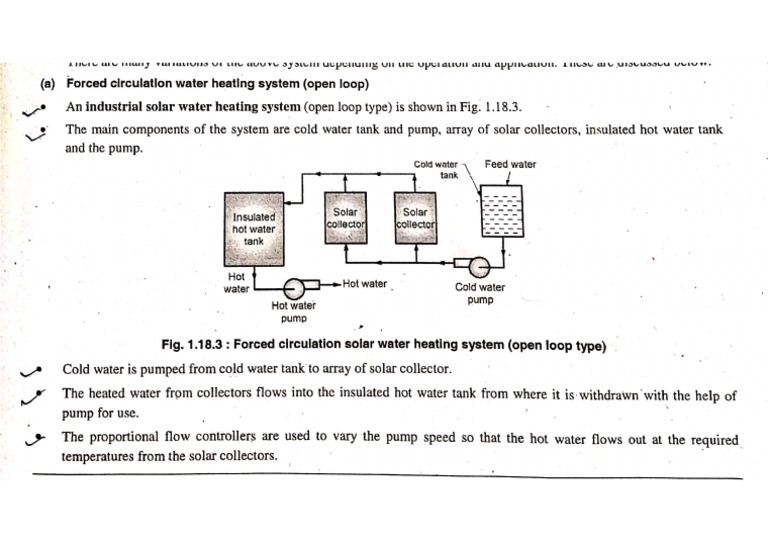 Forced Circulation Open Loop System | PDF