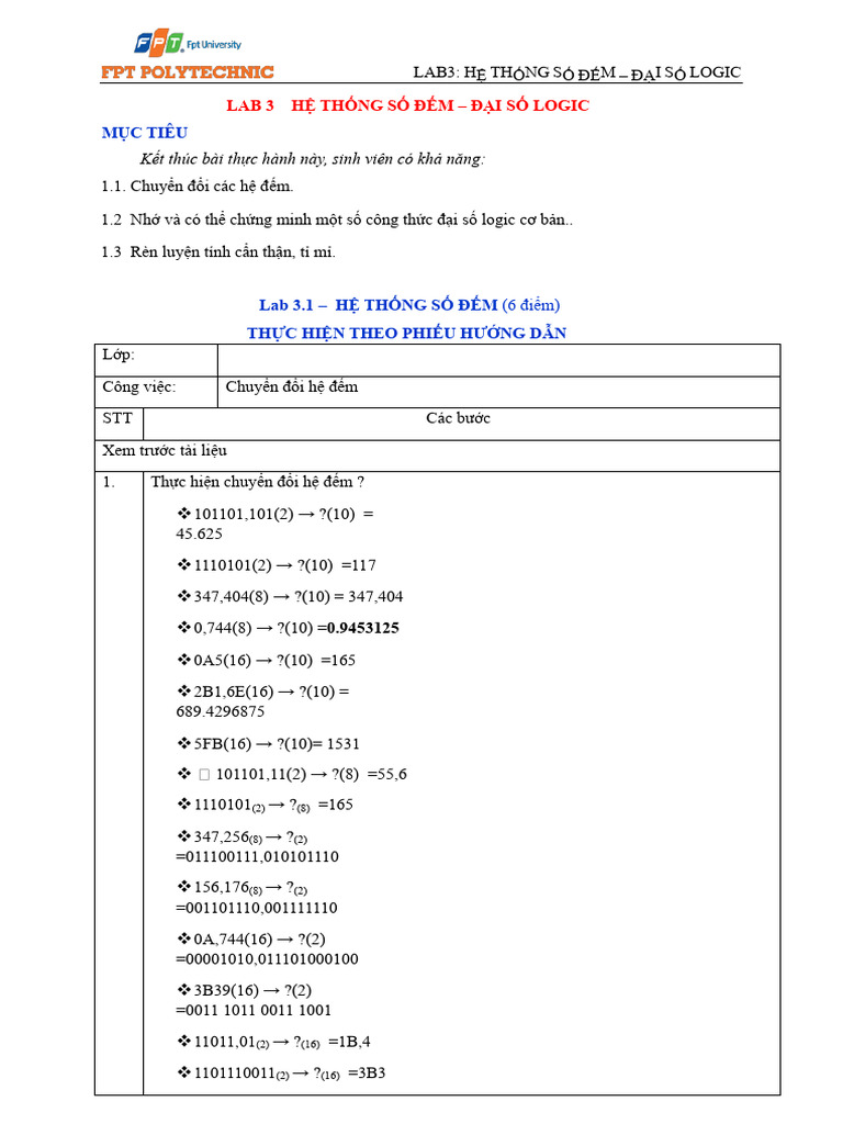AUT105-Lab3 Bui Dang Do | PDF