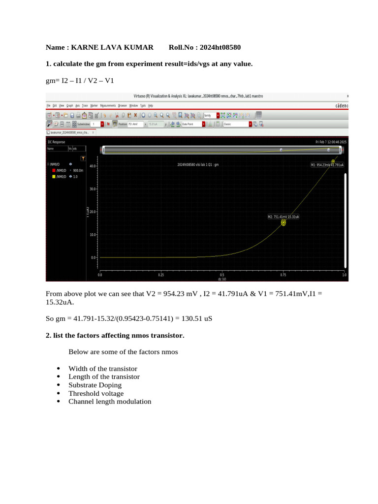 2024ht08580 Vlsi Design Lab Assignment 1 Submitted | PDF