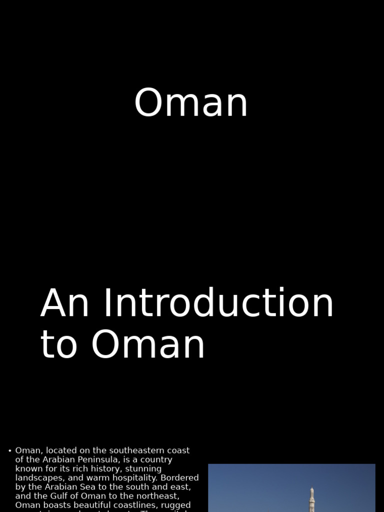 Oman: Culture and Natural Wonders | PDF | Oman | Festival