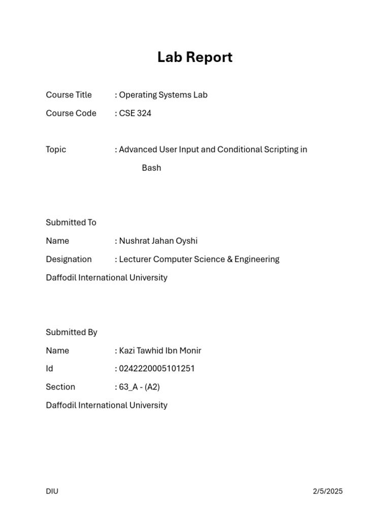 LabReport-2 A2 0242220005101251 | PDF | User (Computing) | Password