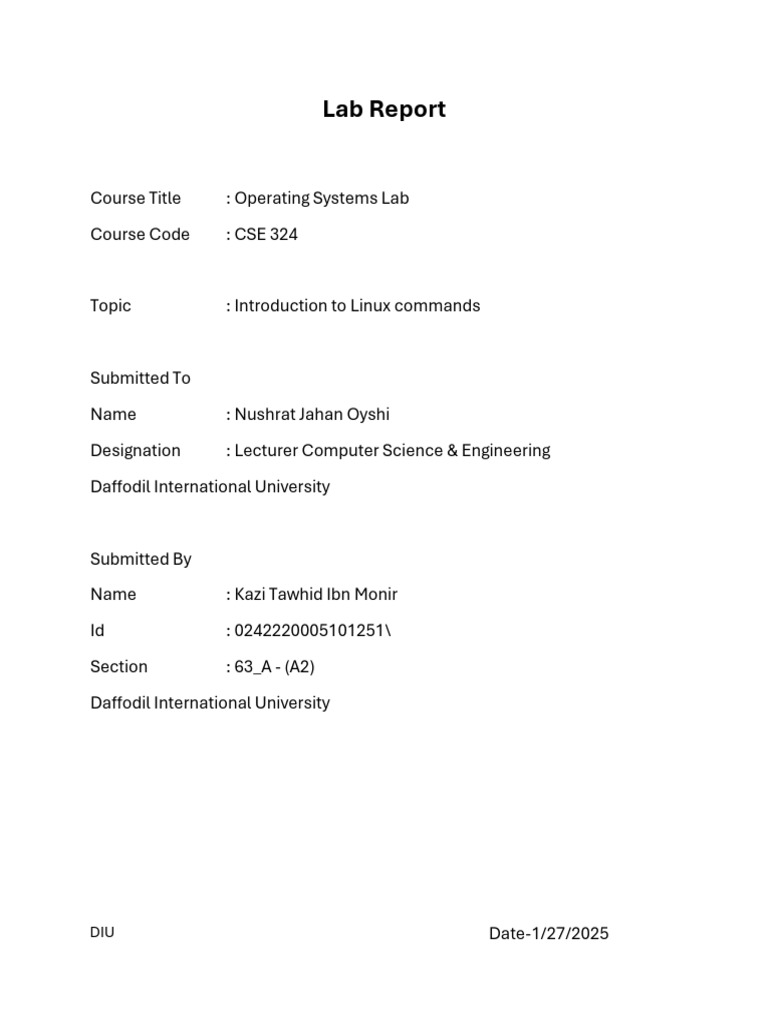 LabReport-1_A2_0242220005101251 | PDF | Computer File | Computer Engineering