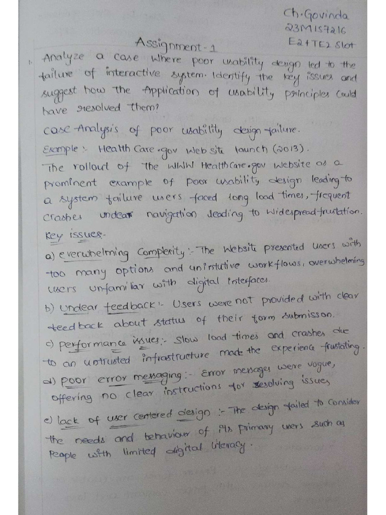 HCI Assignment Compressed | PDF