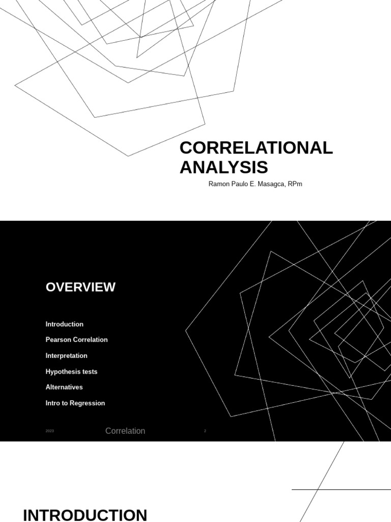 Correlational Analysis | PDF | Applied Mathematics | Statistical Analysis