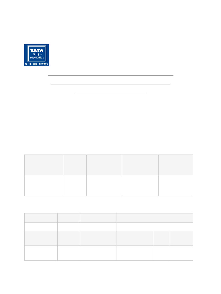 TATA AIG Smart Care Warranty Certificate | PDF | Insurance | Deductible