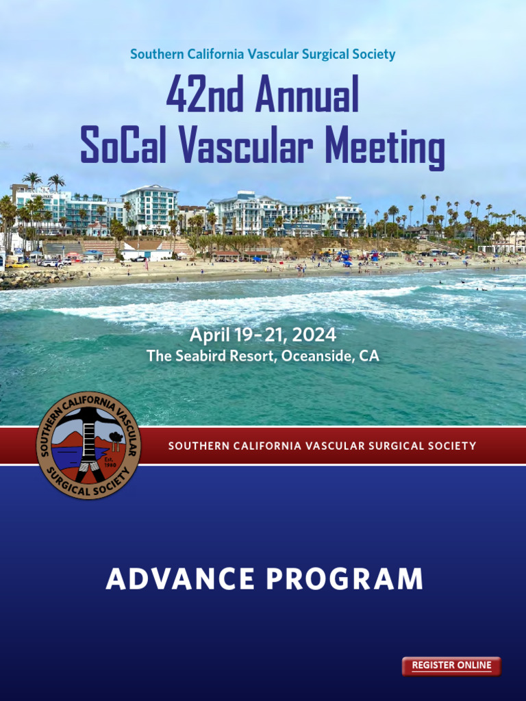 SCVSS 2024 Annual Meeting Program | PDF | Angiology | Medical Specialties