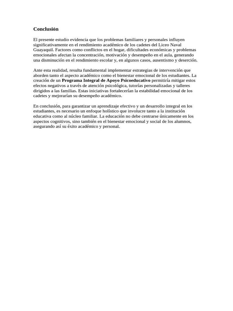 Conclusión | PDF