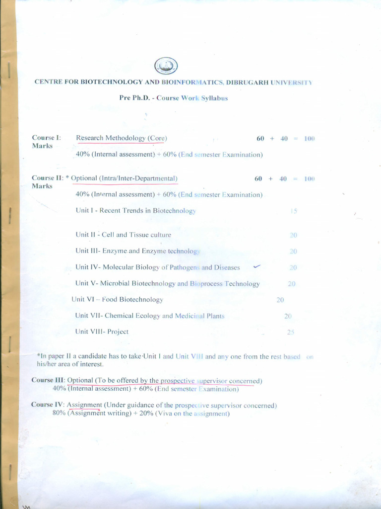 Biotechnologyand Bioinformatics | PDF