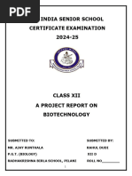 Biotechnology Class 12 | PDF