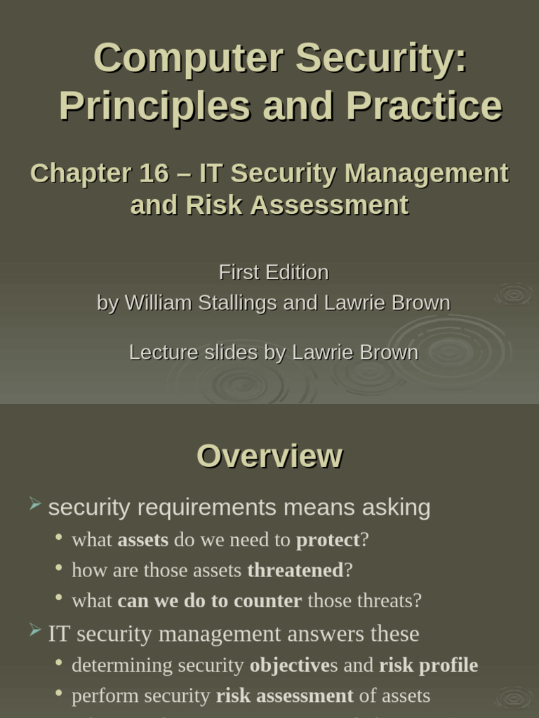 Ch09 Cryptographic Tools | PDF | Risk | Computer Security