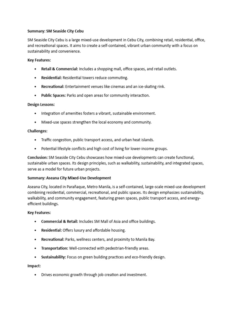 Local Mixed Use Development | PDF | Cost Of Living | Mixed Use Development