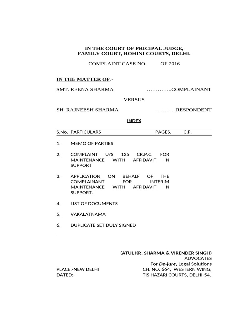 125 Reena Sharma Rajneesh Sharma | PDF | Affidavit | Violence