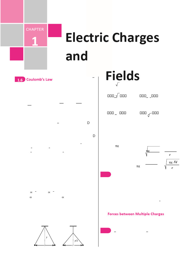 Electric Charges and Forces Explained | PDF | Ion | Force