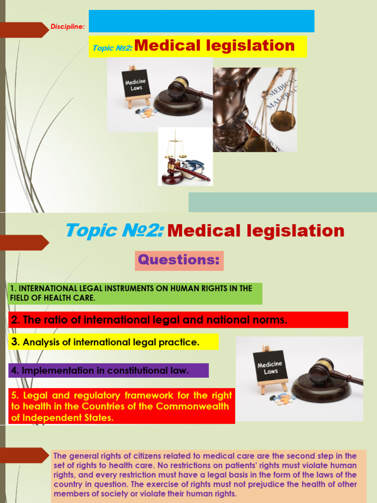 Medical Law and Its Application | PDF | Health Care | Human Rights