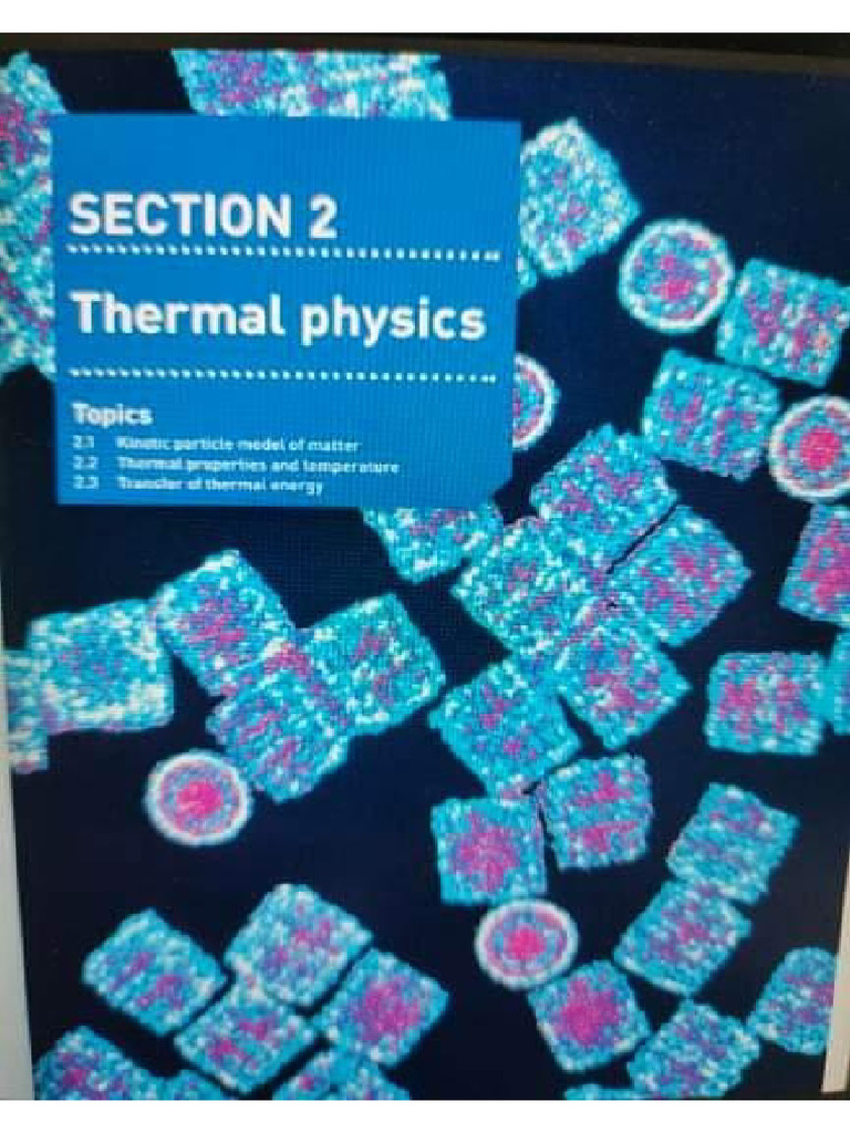 Physics o Level Hodder Book Thermal Physics | PDF