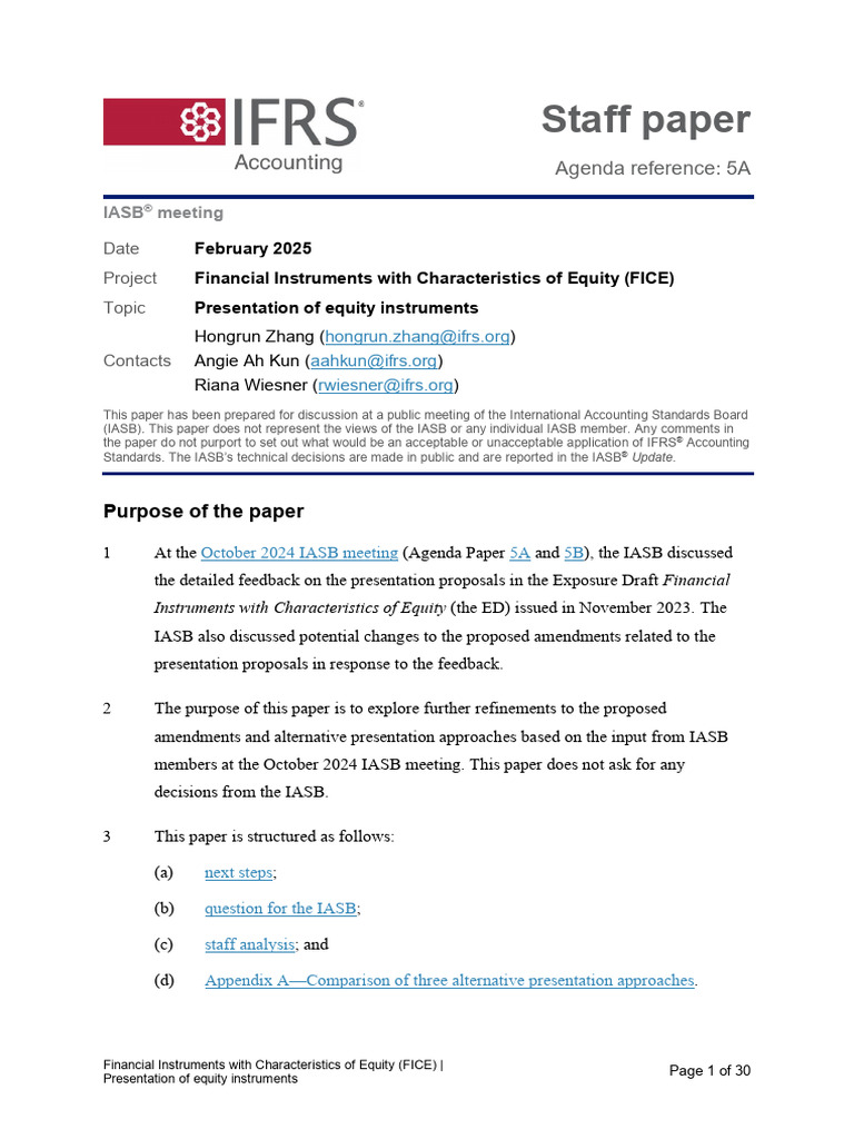 Ap5a Fice Feedback Analysis | PDF | International Financial Reporting Standards | Equity (Finance)