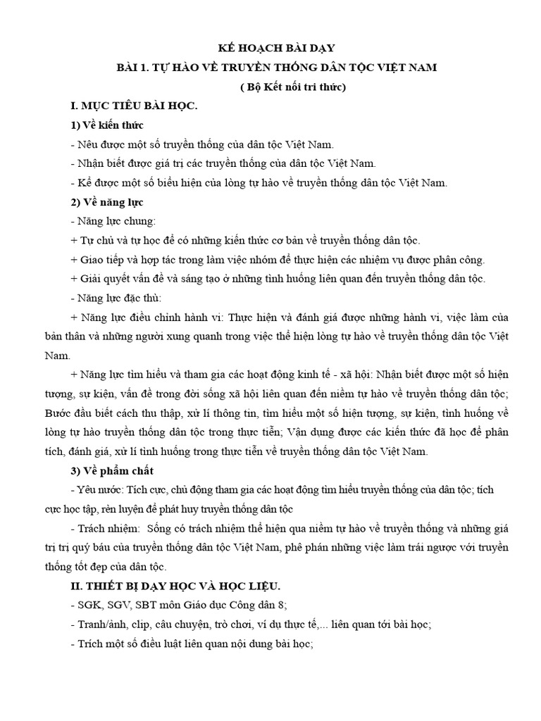 Giao-an-GDCD-8-KNTT | PDF