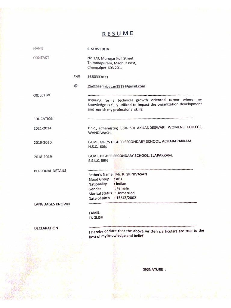 Resume | PDF