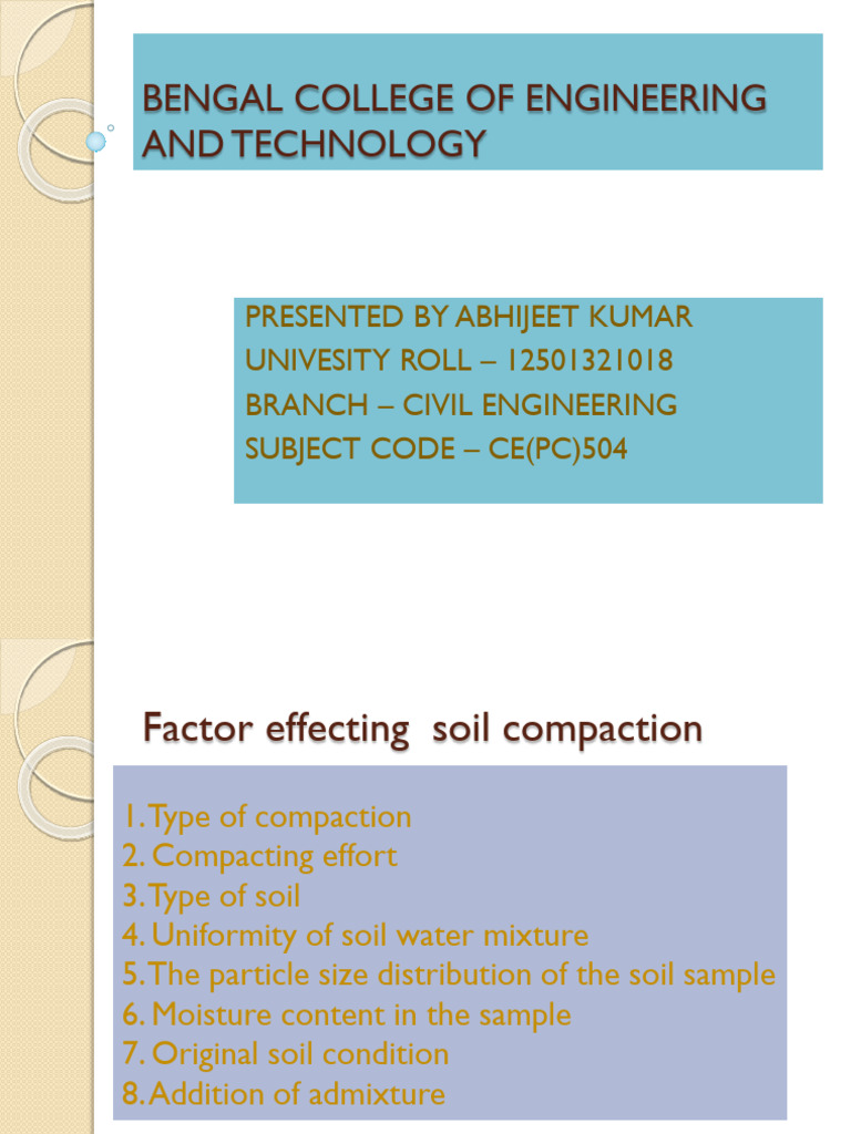 SOIL MECHANICS PowerPoint Presentation | PDF