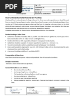 Linen Management and Handling Procedures | PDF | Linens | Hospital
