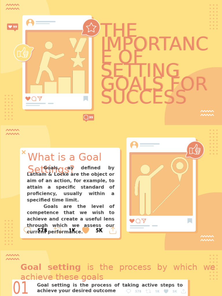 The Importance of Setting Goals For Success Bsee 1a | PDF | Goal | Goal ...