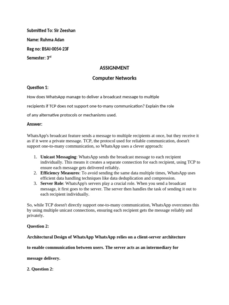 CNTheory_ | PDF | Transmission Control Protocol | Computer Network