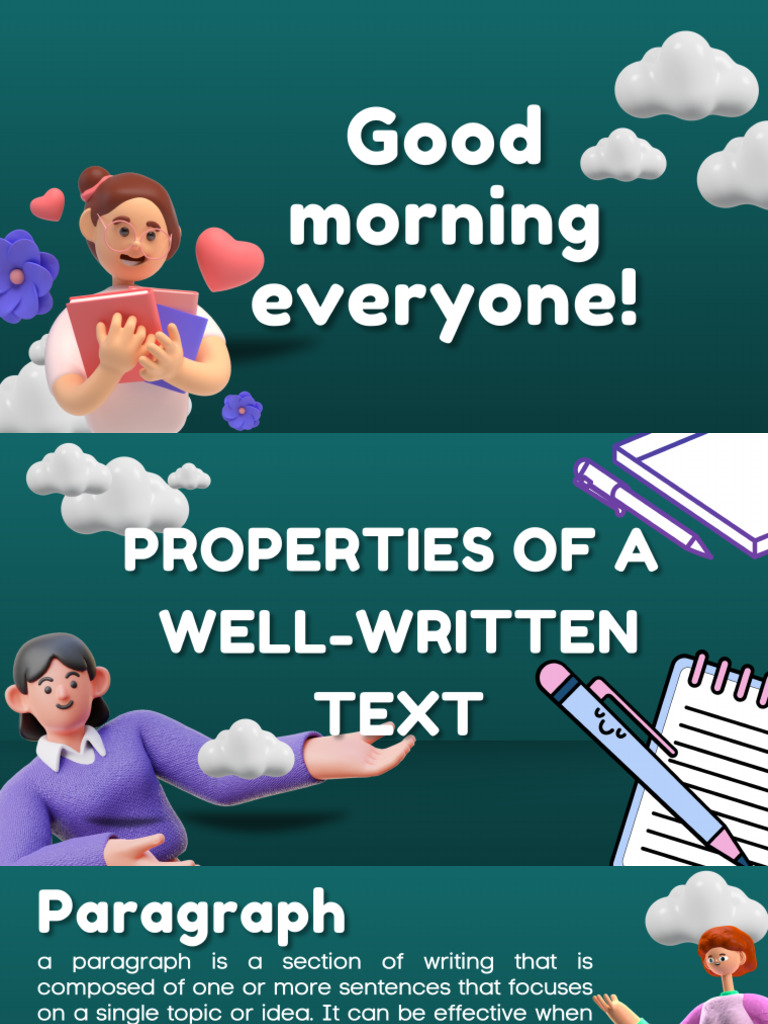 Properties of A Well-Written Text | PDF