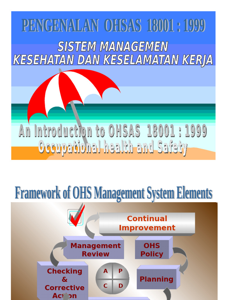 Panduan OHSAS 18001 untuk Manajemen Keselamatan | PDF
