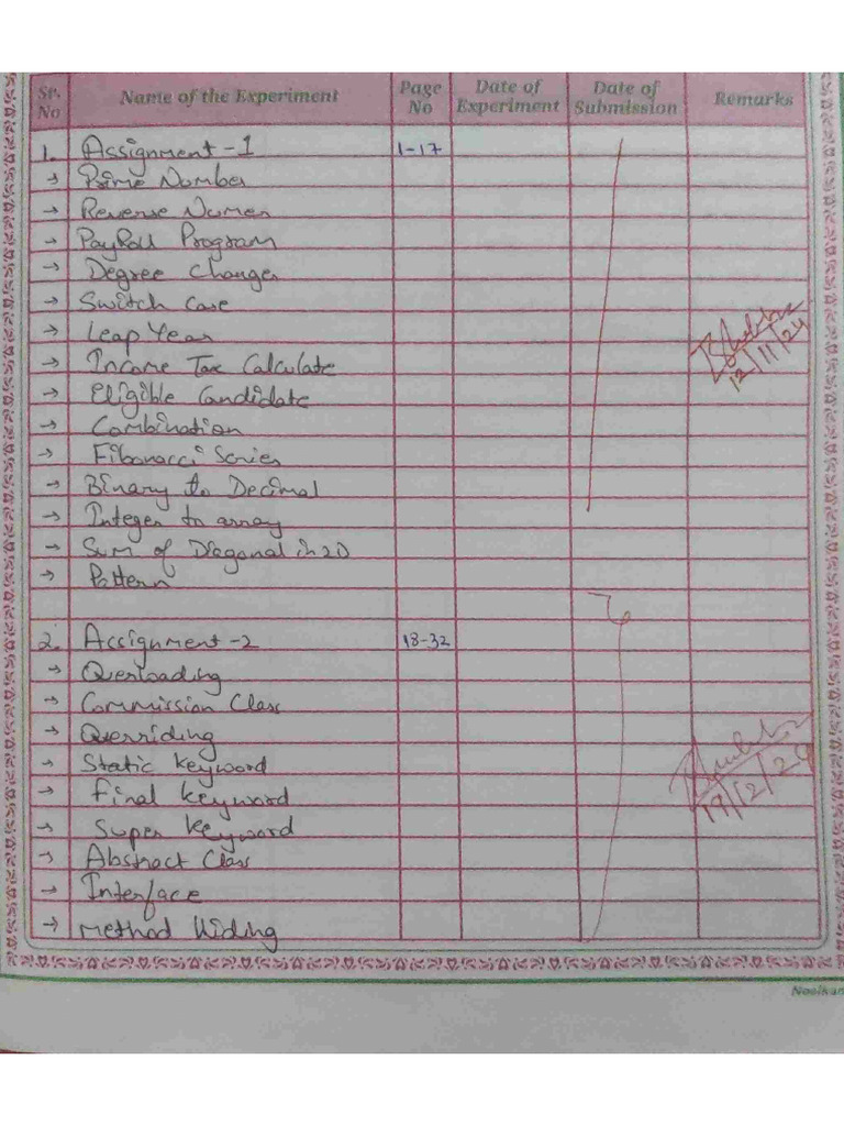 Java All Assignments | PDF