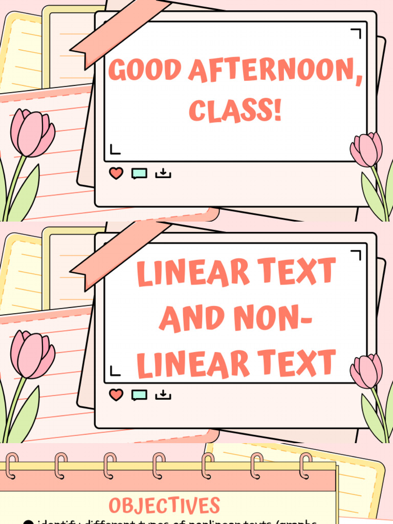Linear Text and Non-Linear Text | PDF