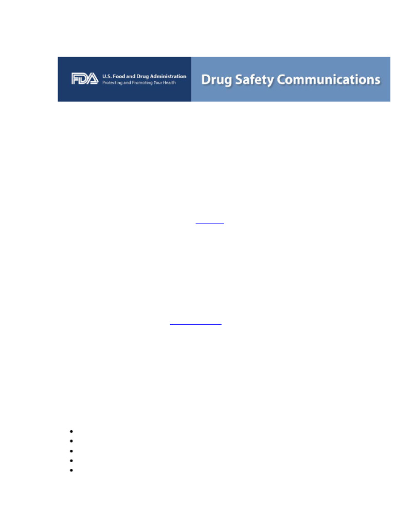 Drug Safety Communication OTC Aspirin | PDF | Aspirin | Nonsteroidal ...