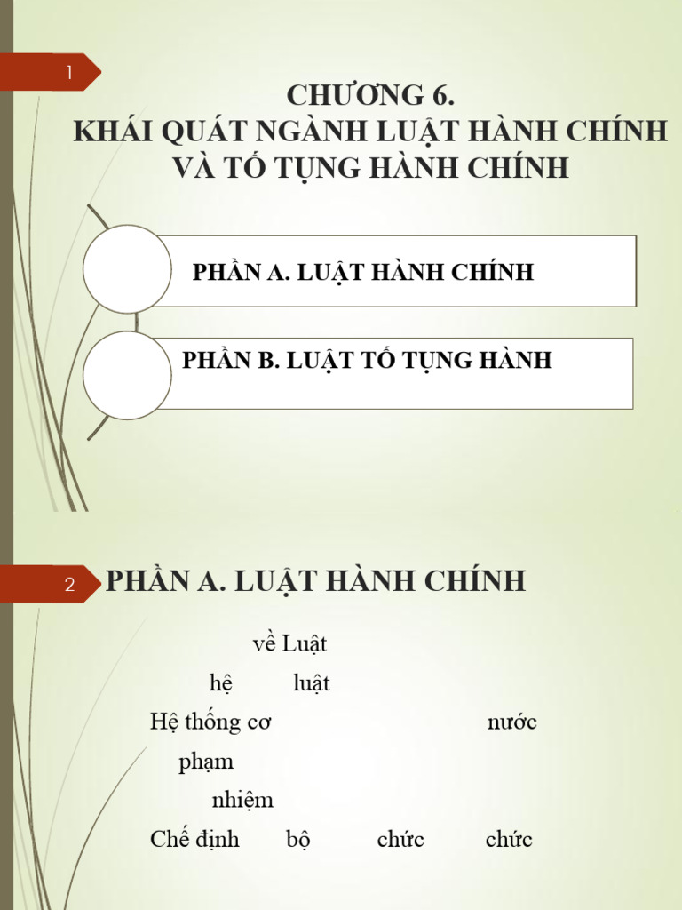 Chuong 6 - Khai Quat Luat Hanh Chinh Va TTHC | PDF