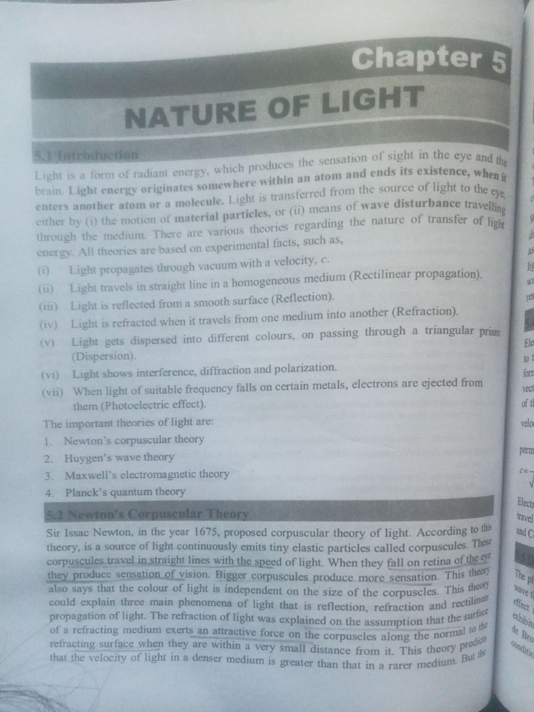 Nature of Light | PDF