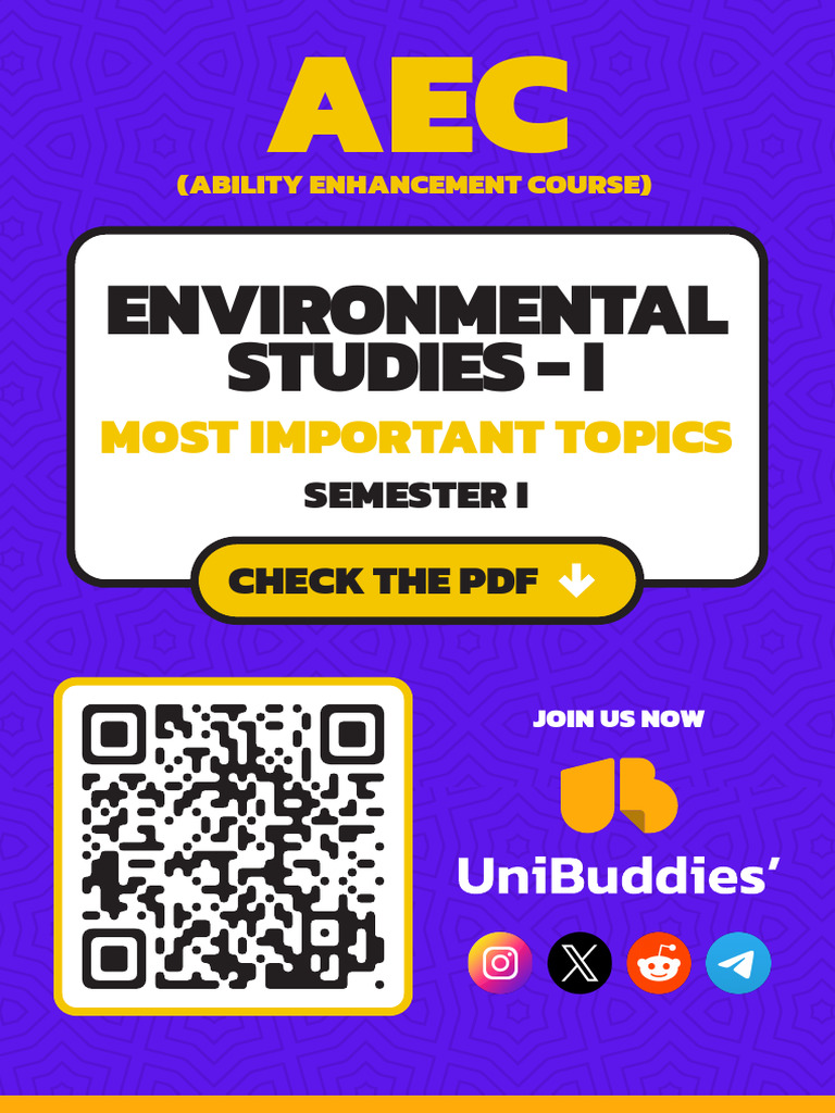 EVS IMP TOPICS | PDF