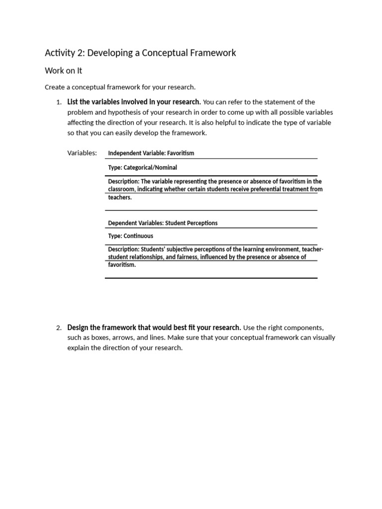 Lesson 2 Activity 2 III(ANSWERS) | PDF | Learning | Classroom