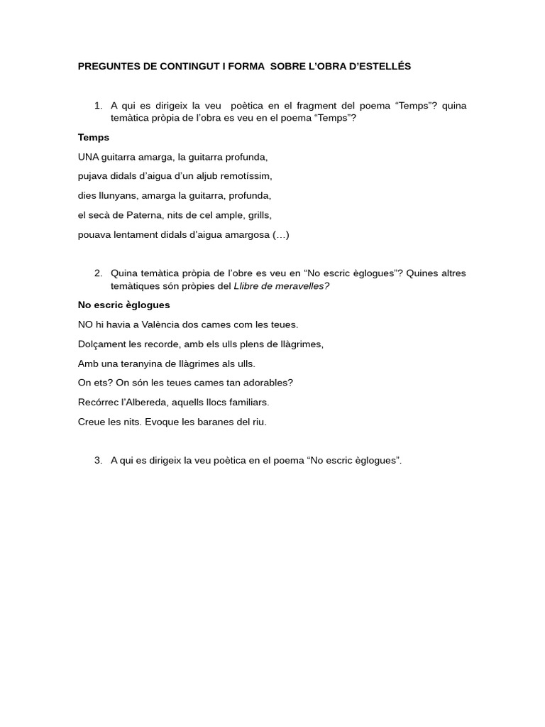 Tasques Aules 10 Febrer | PDF