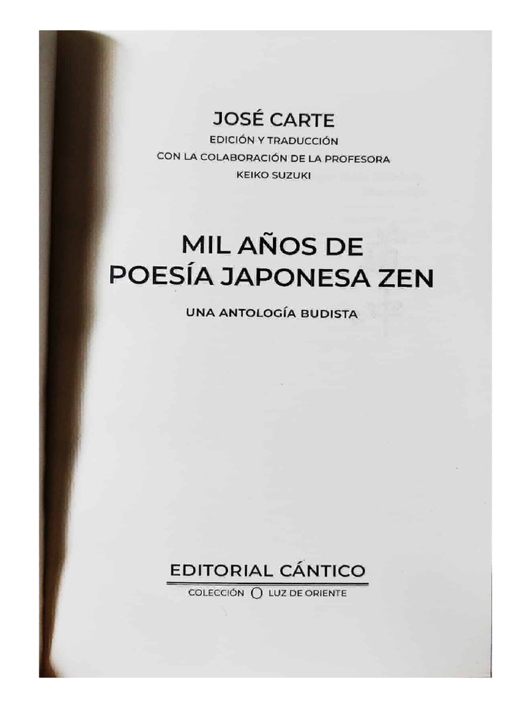 Mil Años de Poesía Zen | PDF