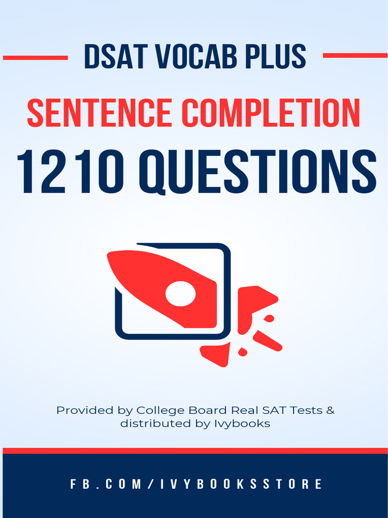 BOOK 1. Old SAT Real 55 Tests Sentence Completion Questions (1210Q) by ...