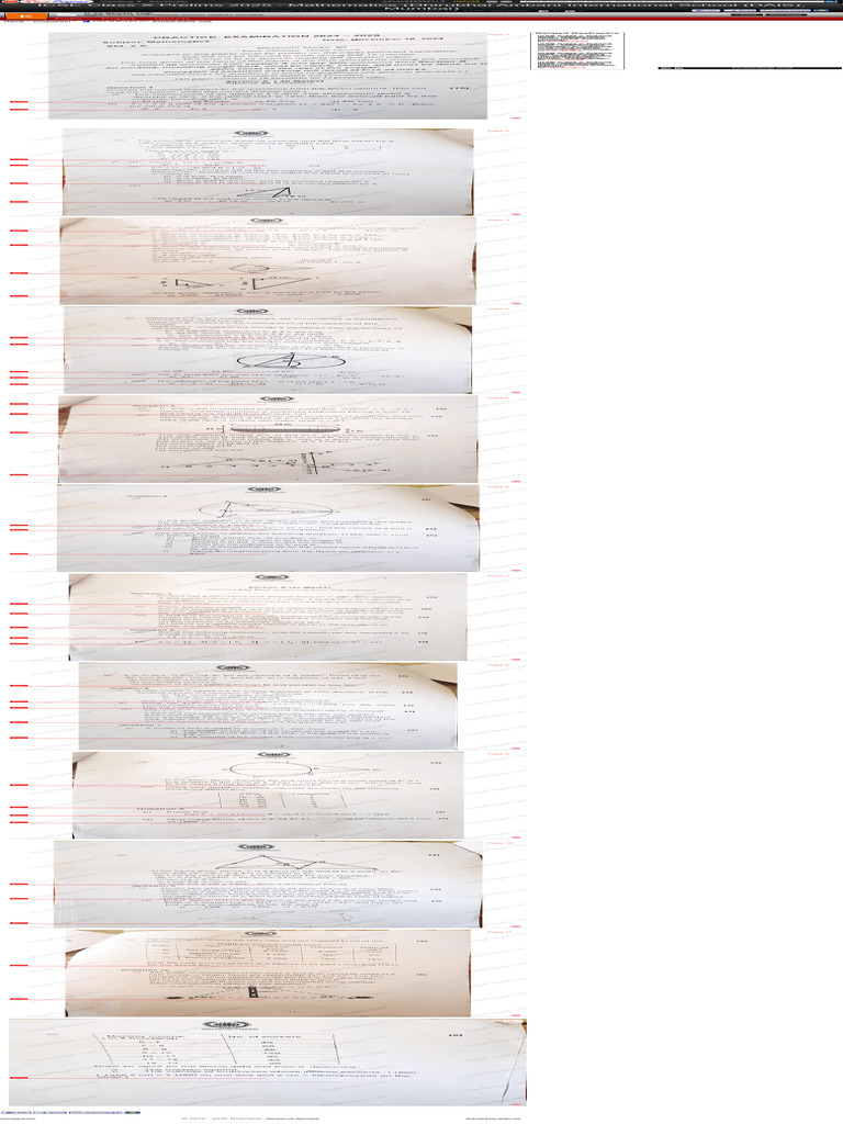 ICSE Class X Prelims 2025 - Mathematics (Dhirubhai Ambani International ...