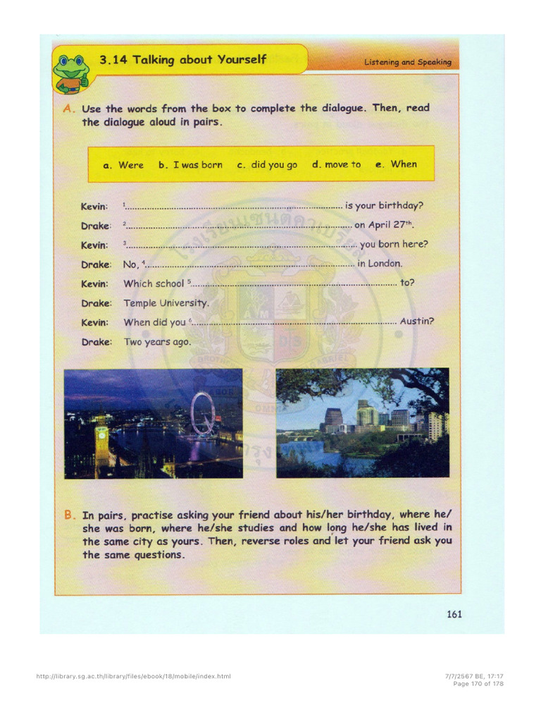 My World of English Primary 4 | PDF