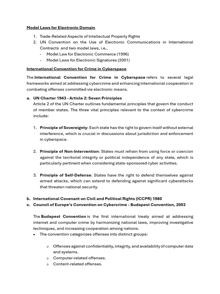 ITL Module 2A | PDF | Jurisdiction | Cybercrime