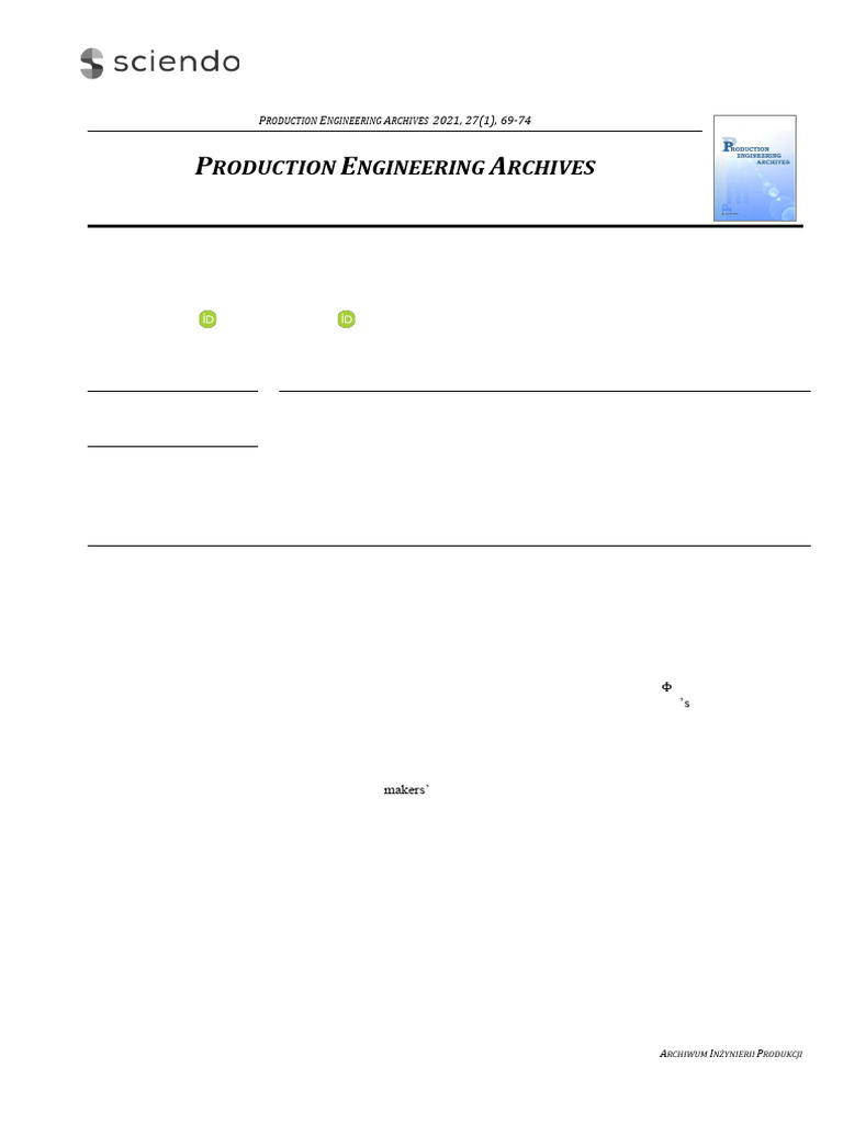 Review of PROMETHEE Method in Trans | PDF | Decision Making | Applied ...